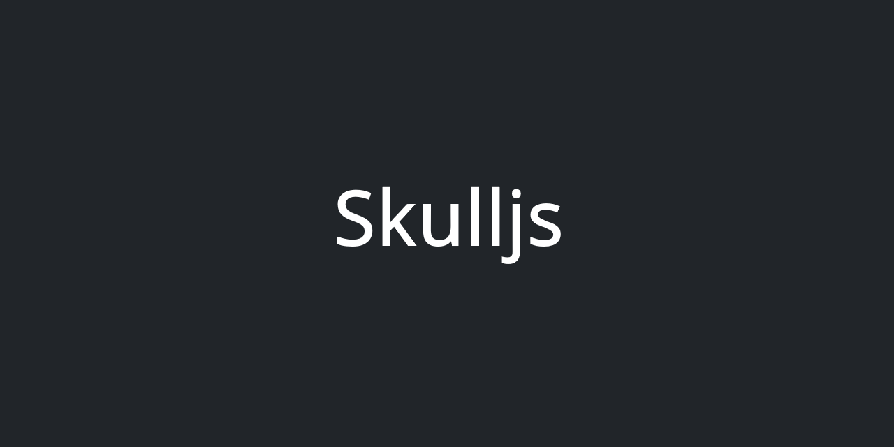 Skulljs - Focus on the code not the structure